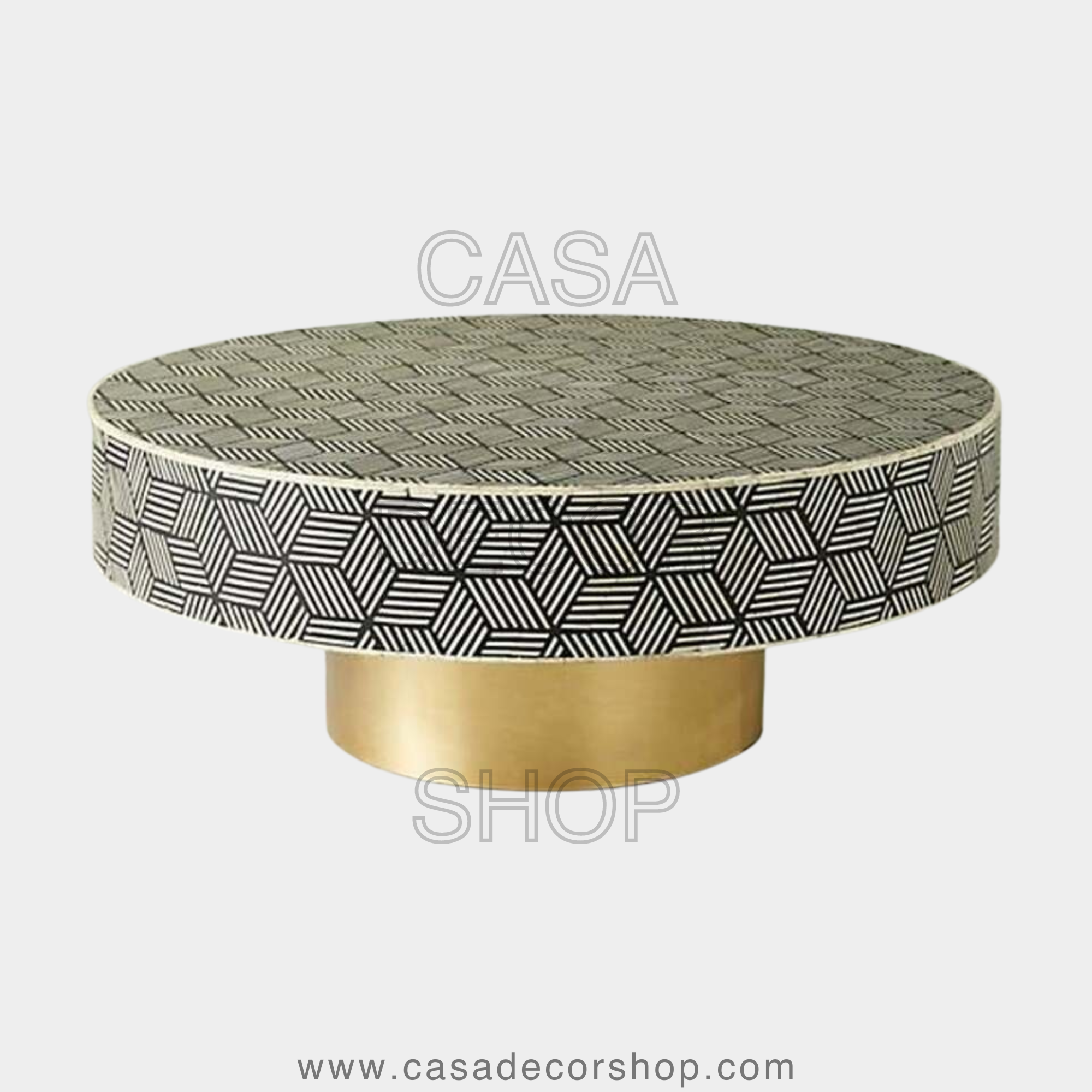 Bone Inlay Table Baidi Bone Inlay Coffee Table – Contrast Living