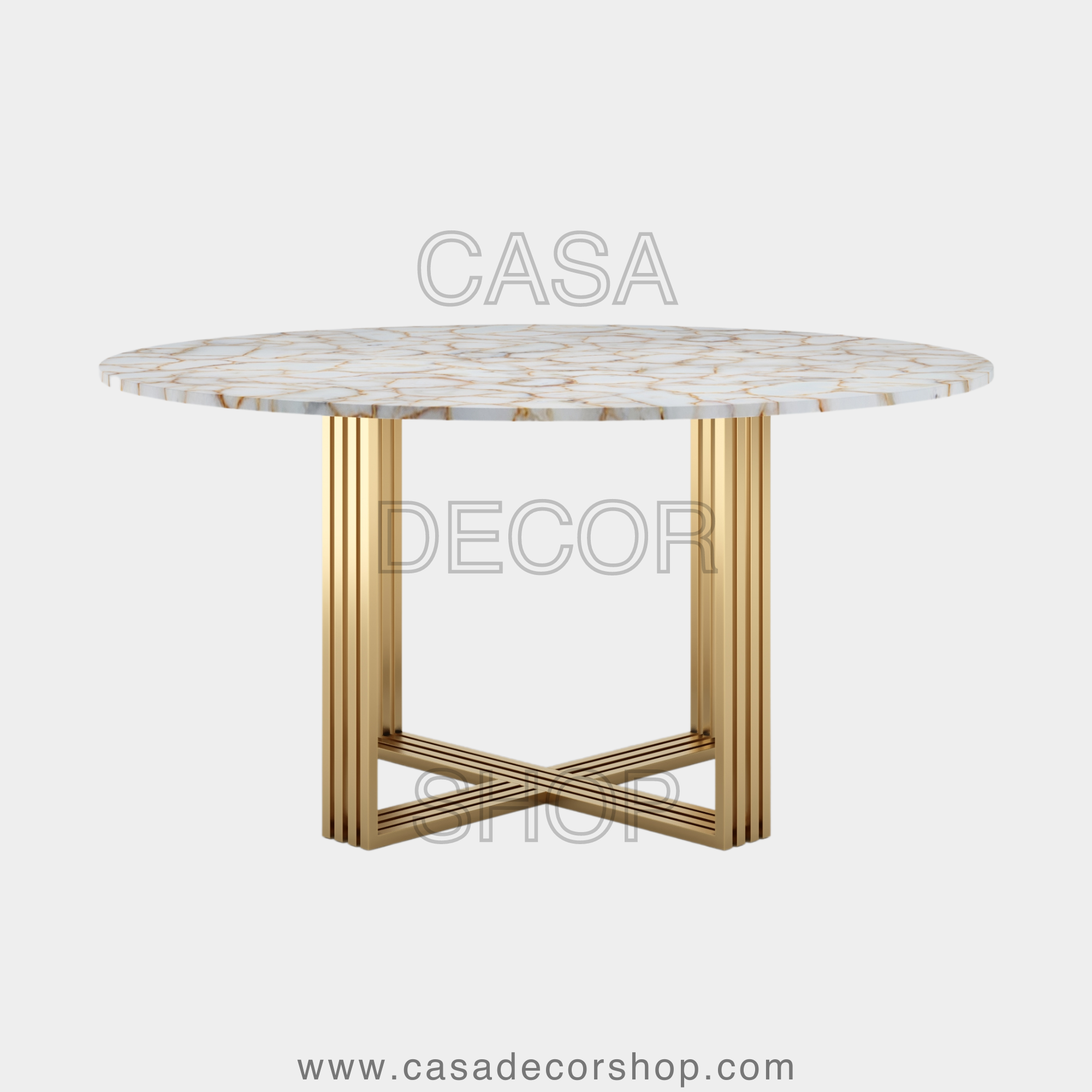 White Agate Dining Table at Best Price Online India from Manufacturer ...